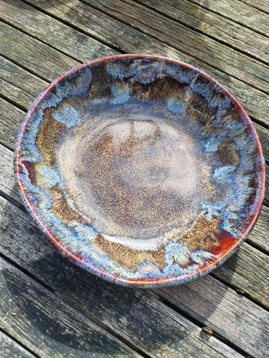 Handmade Pottery Ceramic Bowl unique glaze comb... - Folksy Handmade Pottery Ceramic Bowl unique glaze comb... - Folksy