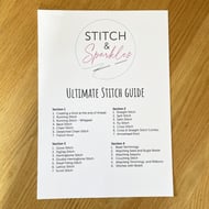 Ultimate Embroidery Stitch Guide - for Beginners - Folksy