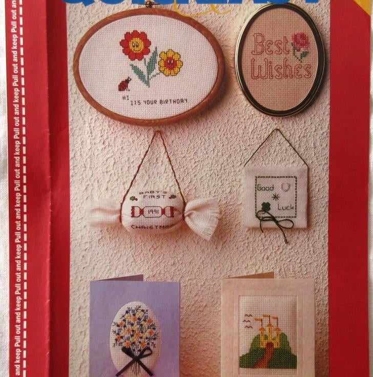 4 leaflets each containing 6 cross stitch chart... - Folksy
