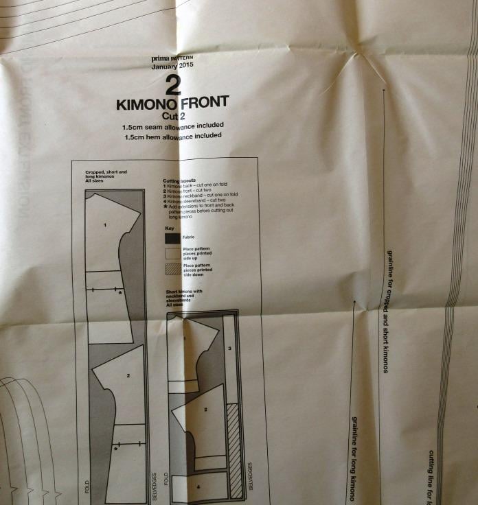 A multi-size sewing pattern for a woman's kimon... - Folksy