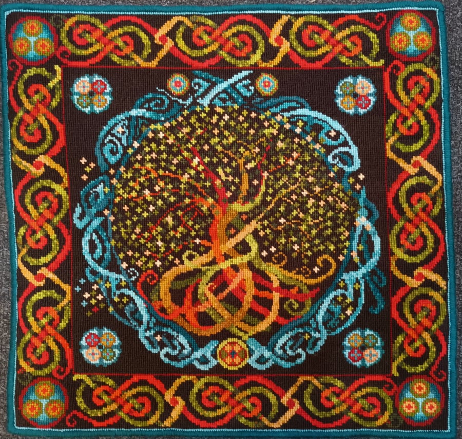Celtic Tree of Life Tapestry Wall-hanging Kit, ... - Folksy