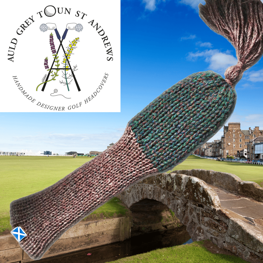 Knit Golf Headcover Driver - Folksy