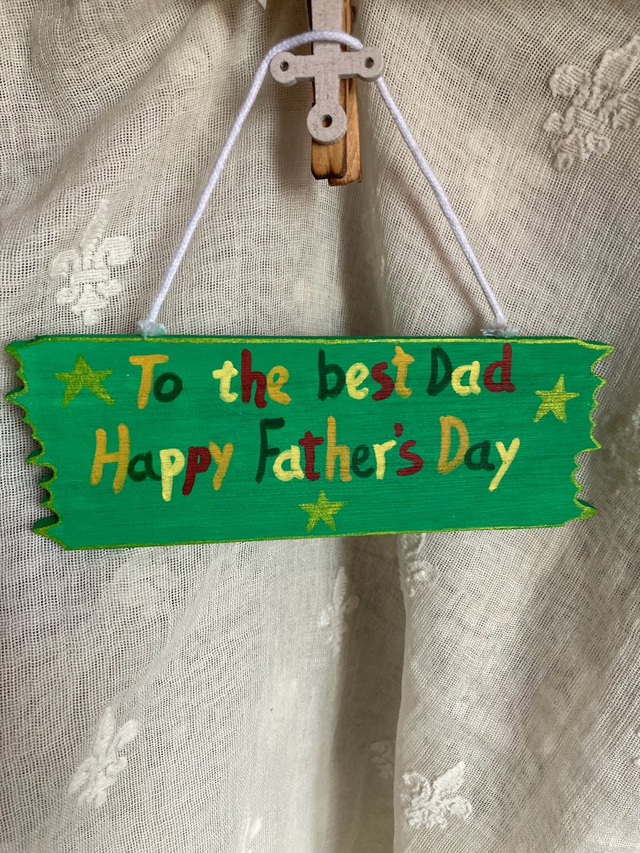 Father’s Day sign - Folksy