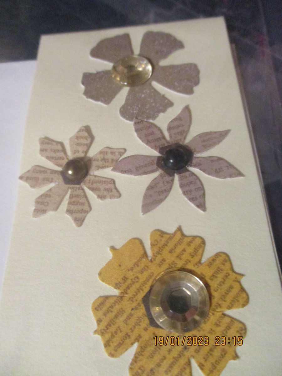 Small Flower Card - Folksy