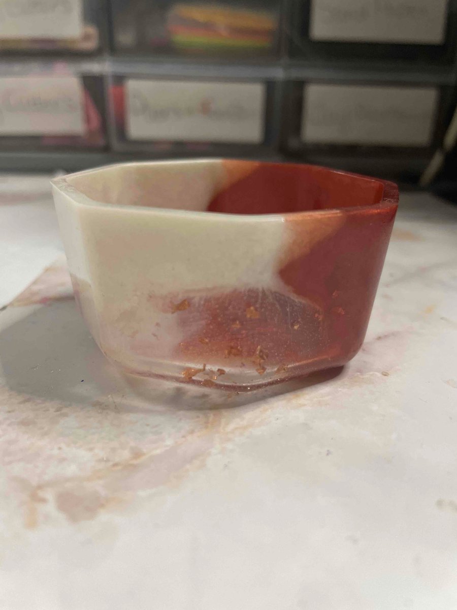 Handmade Resin Jewellery Pot - Folksy