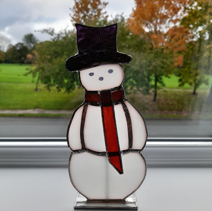 Free standing Snowman - Folksy
