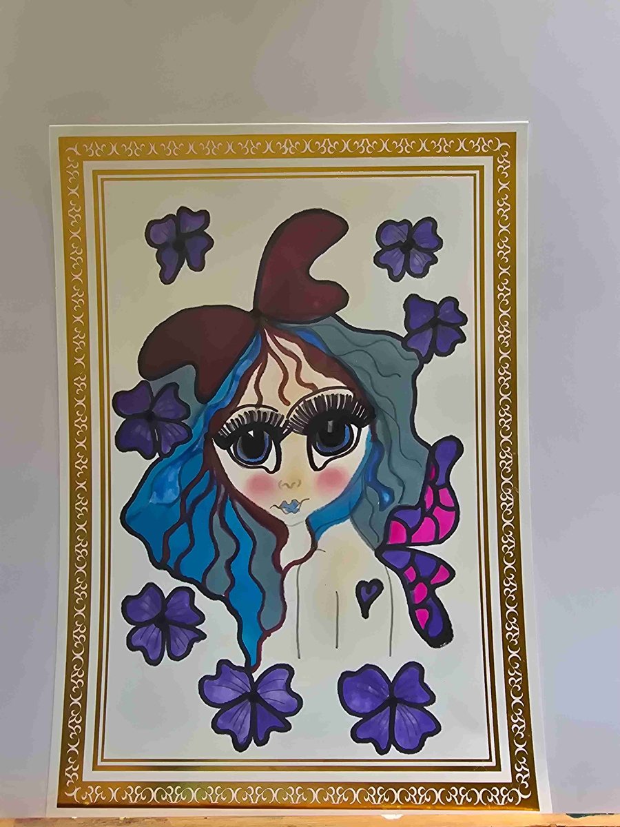 Fairy Drawing - Folksy