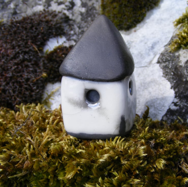 Miniature square house - Folksy