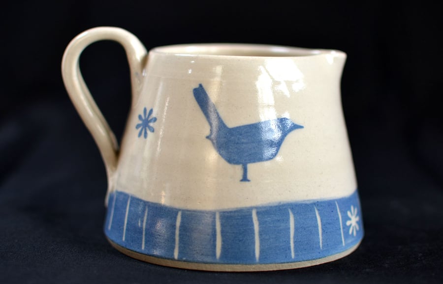 Bird Milk Jug - Folksy