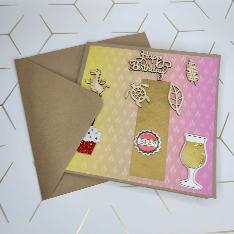 Bespoke Birthday Card - Folksy