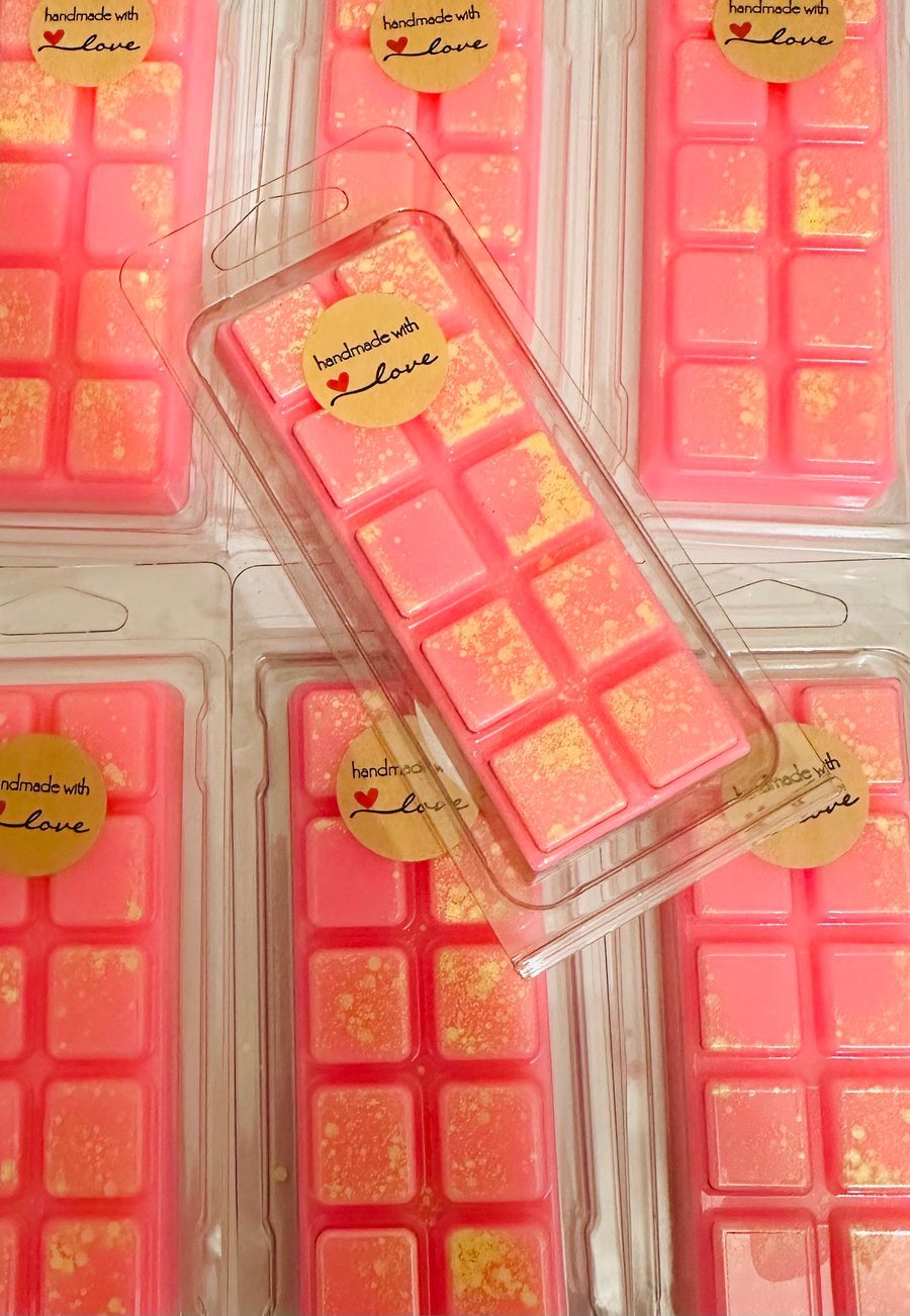 Rhubarb & Rose Wax Melt - Folksy