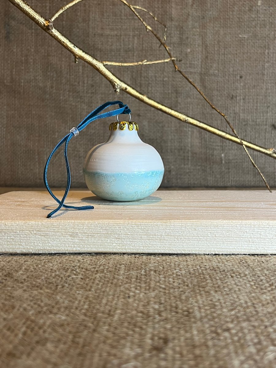 Thrown Porcelain Bauble - Folksy