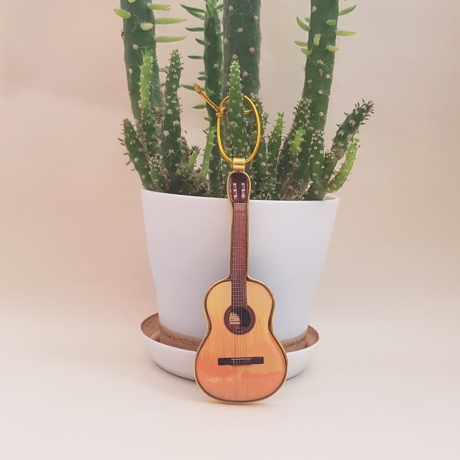 Guitar decoration - Folksy
