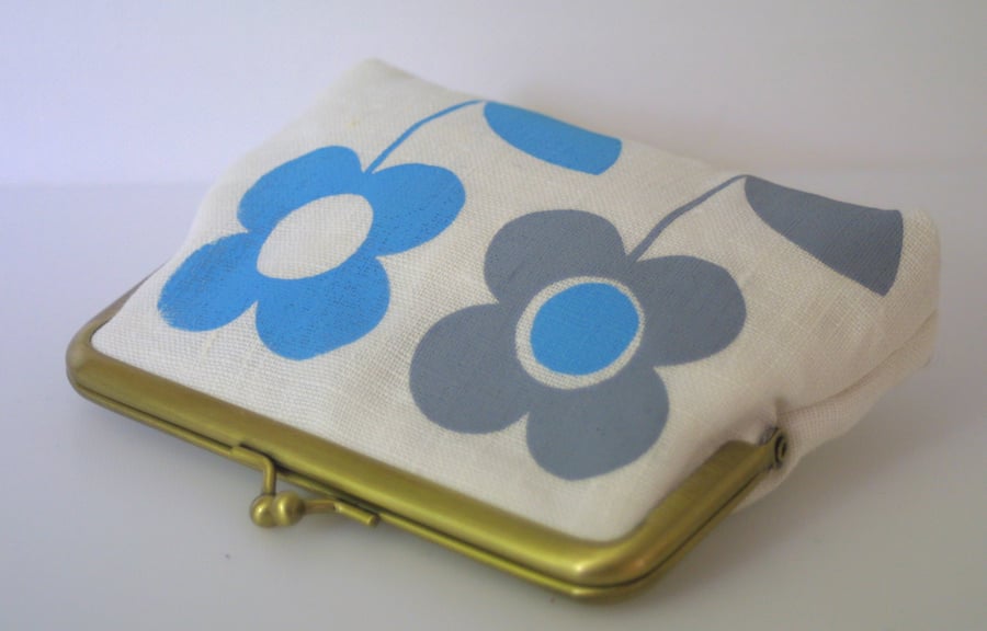 Flower Border purse - Folksy