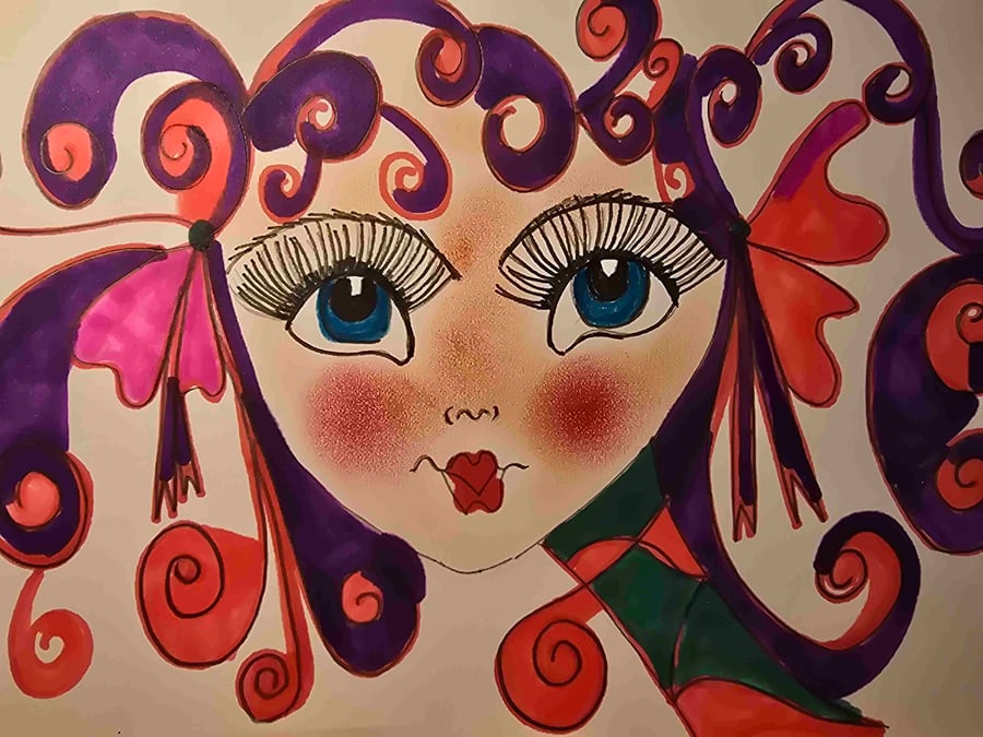 Fairy Drawing - Folksy