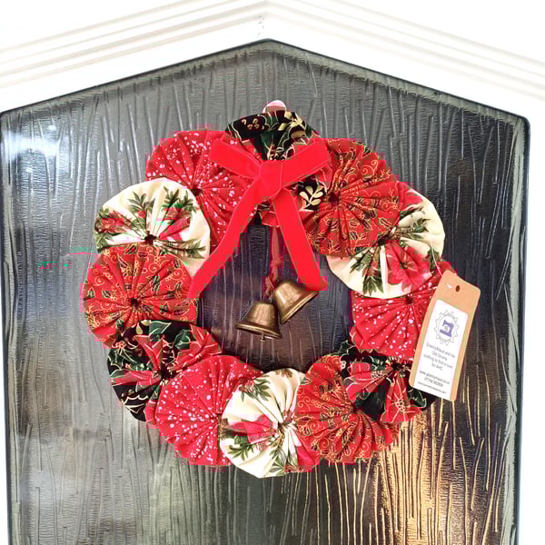FABRIC CHRISTMAS WREATHS - HAND STITCHED - Folksy
