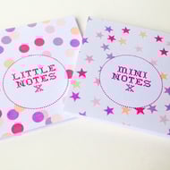 Notebooks Set of Two,In 'Spots & Stars' Pri... - Folksy