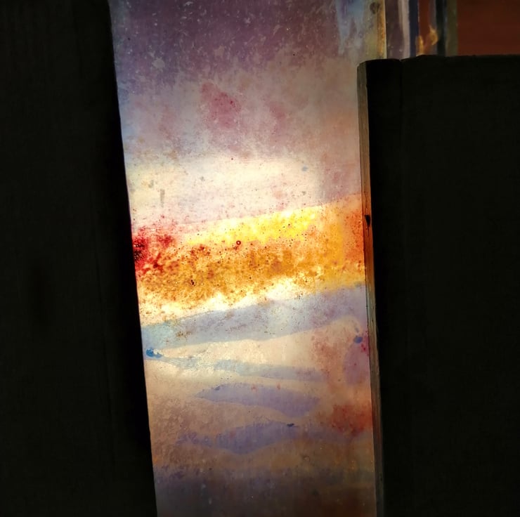 Stained Glass Skyscraper Lamp - Folksy