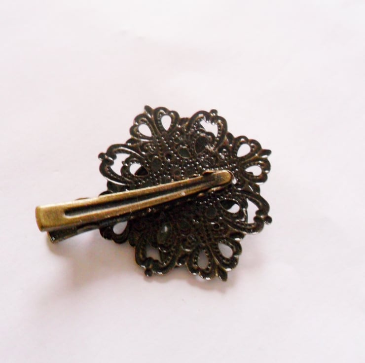 Bumble Bee Vedigris Hair Slide - Folksy