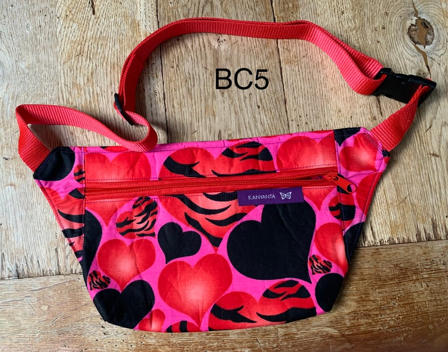 Crossbody Bag, BumBag made from African Chiteng... - Folksy