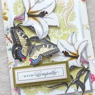 Handmade Non-Religious Sympathy Card - Folksy