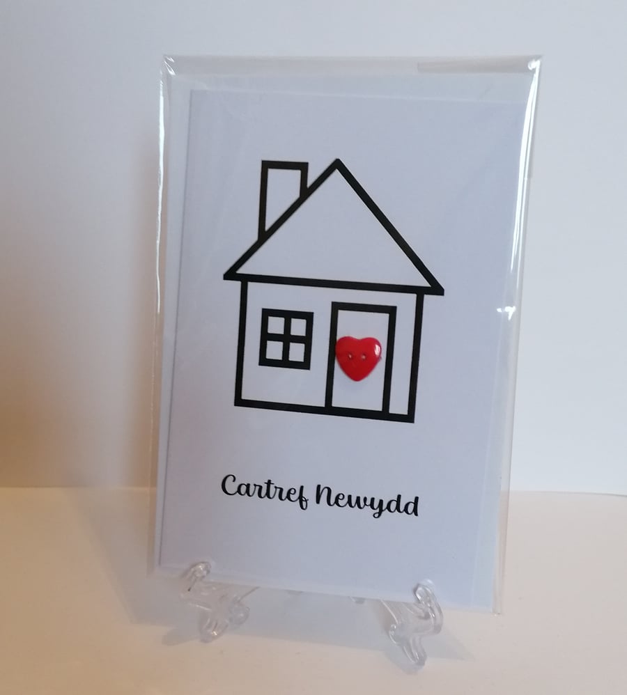 Cartref Newydd (New Home) greetings card Welsh - Folksy