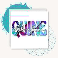 Aiberdeen Quine - Aberdeen Doric Greetings Card - Folksy