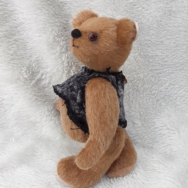 Bubsy miniature artist teddy bear, small adult ... - Folksy