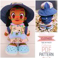Digital PDF Sewing Pattern Small Doll Clothes '... - Folksy
