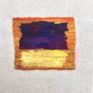 Unframed handwoven tapestry weaving, textile ar... - Folksy