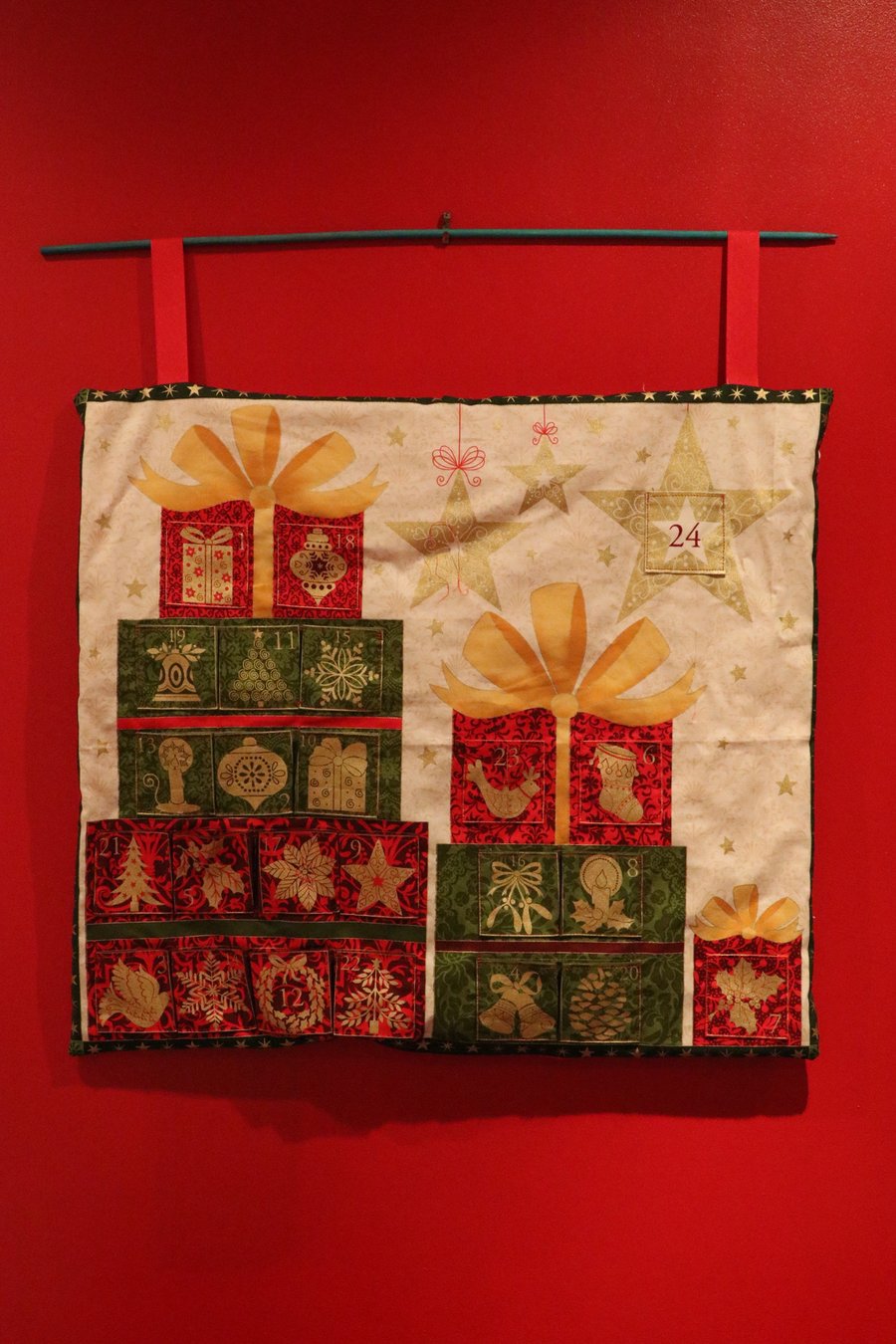 Christmas Present Advent Calendar - Folksy