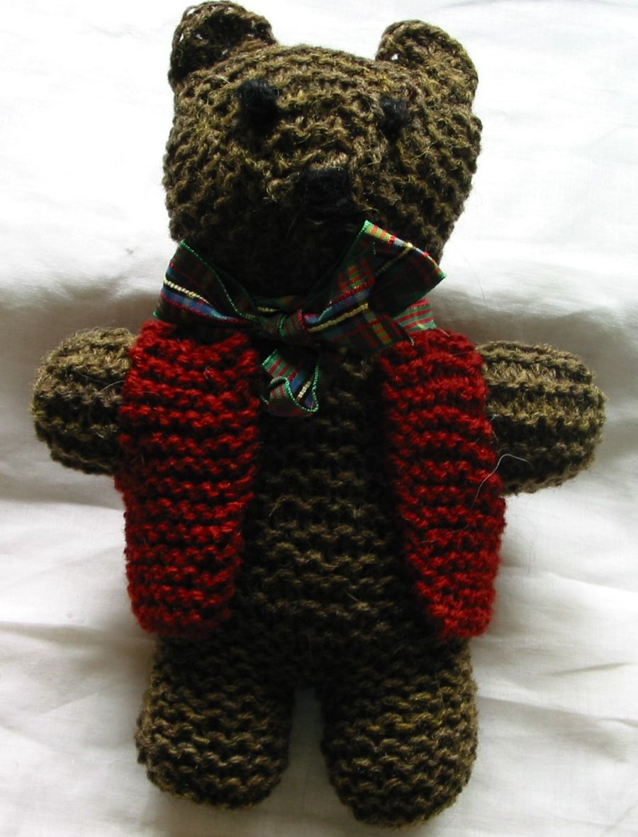 Pattern - Tim Teddy Bear - Folksy
