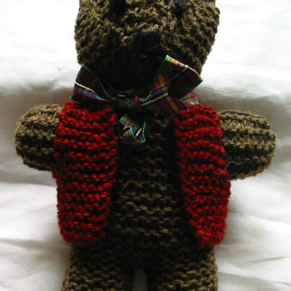 Pattern - Tim Teddy Bear - Folksy