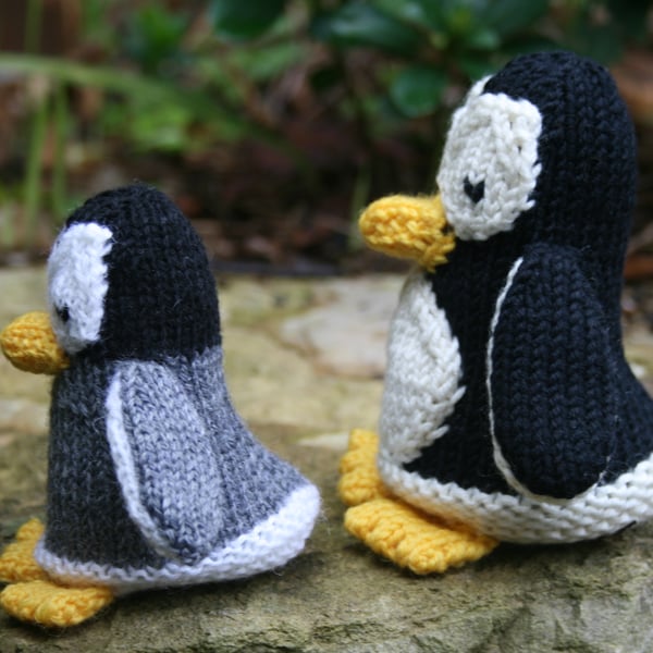 Knitting PDF Pattern - Perceval and Peppy Pengu... - Folksy