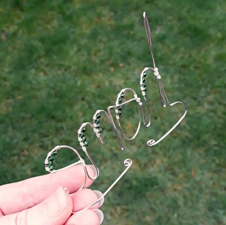 Beaded Home - Freestanding Wire Writing Decorat... - Folksy