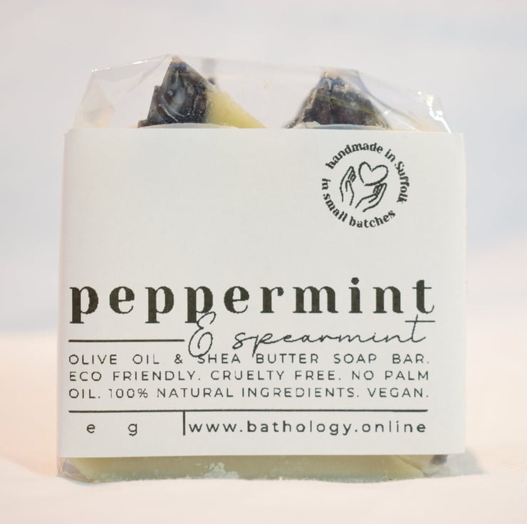 Olive Oil Peppermint & Spearmint Soap, Trad... - Folksy