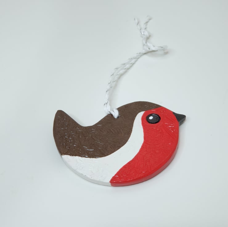 Robin decoration, Christmas tree decoration mad... - Folksy