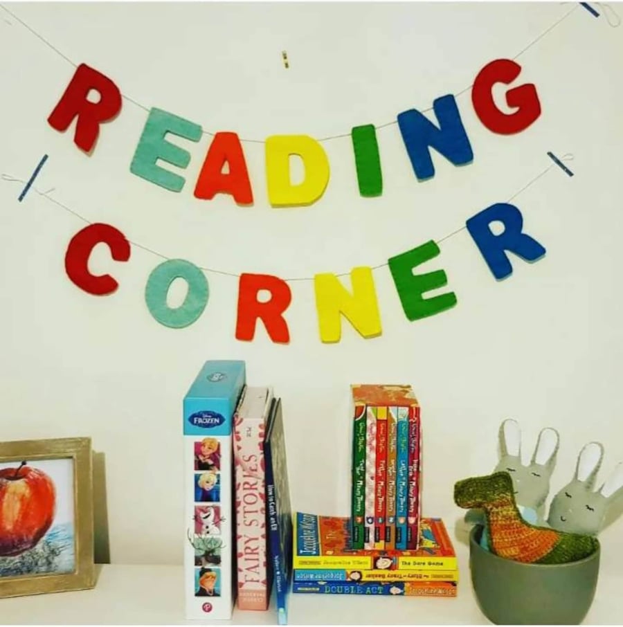 Reading Corner Banner - Folksy