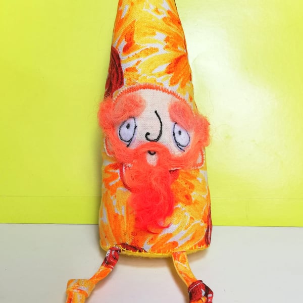 Mini Meadow Gnome, Albert. Sunflower Print With... - Folksy