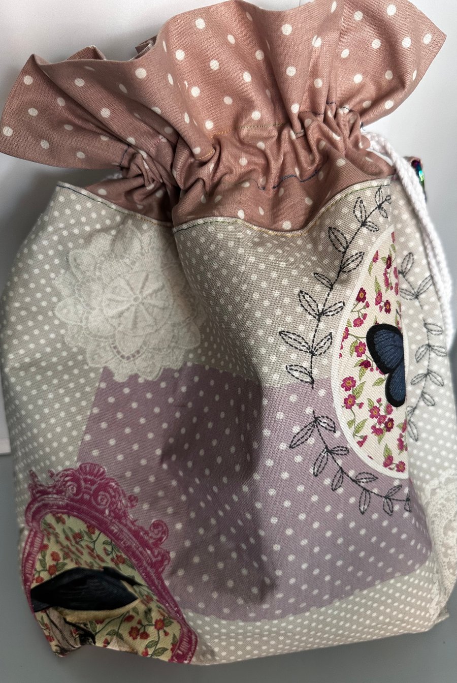 Project bag, knitting bag - Folksy