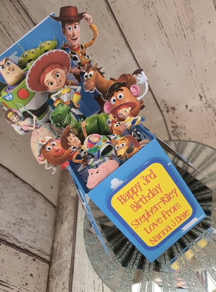 Toy Story Birthday Pop-Up Card - Folksy