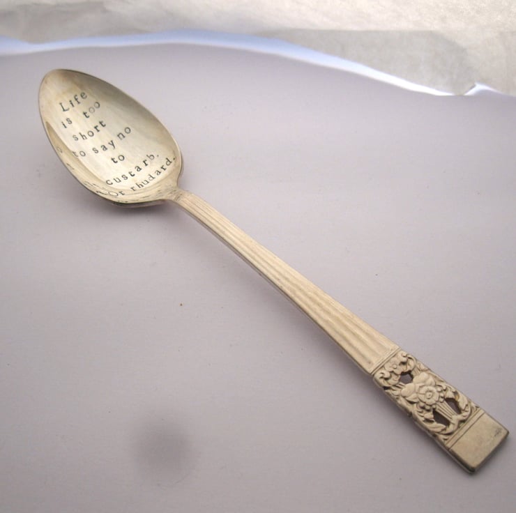Seconds Sunday Spoon, Life is too short to say ... - Folksy