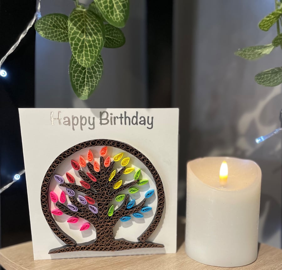 Stunning Handmade Quilled Card - Folksy