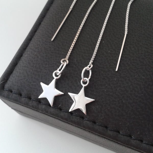 "You're a star!" Silver star threader... - Folksy