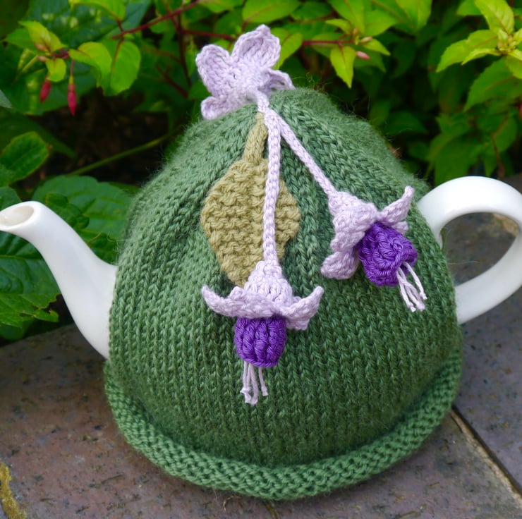 Fuchsia Tea Cosy - Folksy