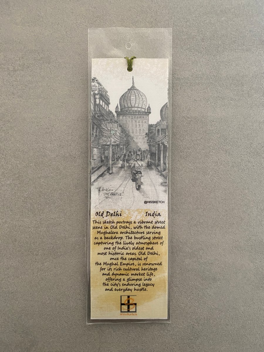 Historic Original Sketch Bookmark - Folksy