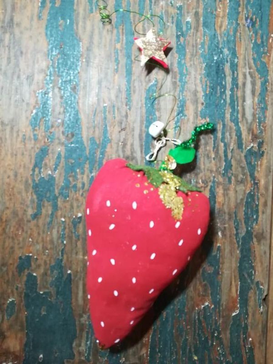 Magical strawberry decorations, wall hangings, ... - Folksy