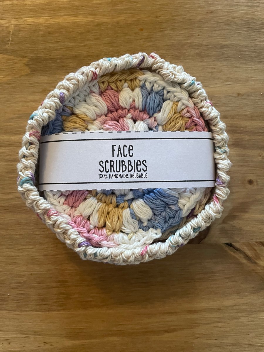 Large face scrubbies set - Folksy