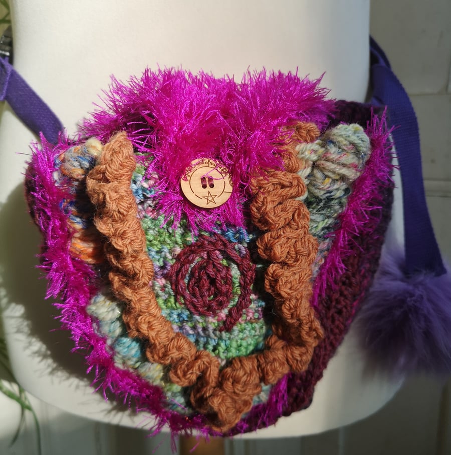 Fanny Pack, Aka Vulva Bum Bag. Made to order - Folksy