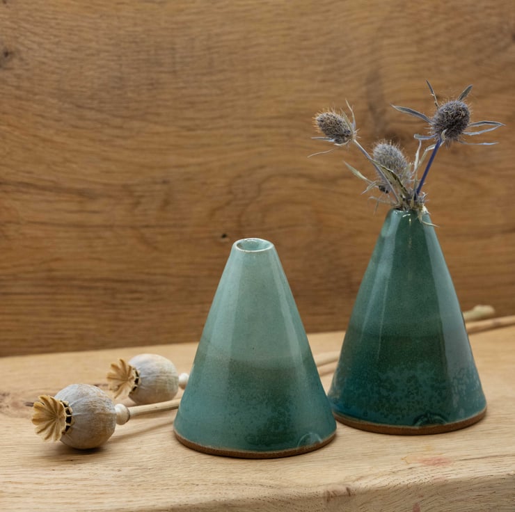 Cute Ceramic Bud Vase - Folksy